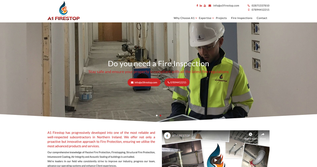 A1 Firestop | D4 Webdesign